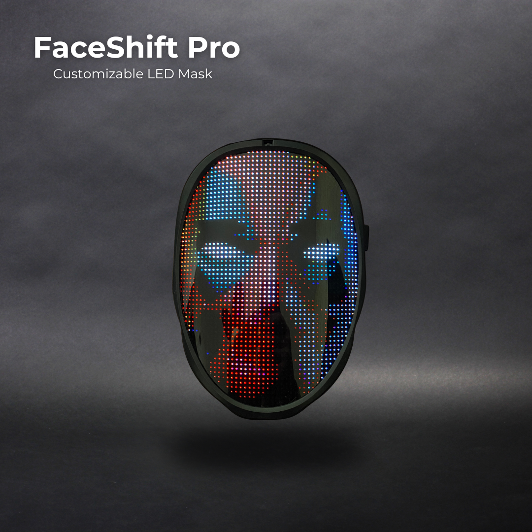FaceShift Pro - Customizable Bluetooth LED Mask – Ever Home