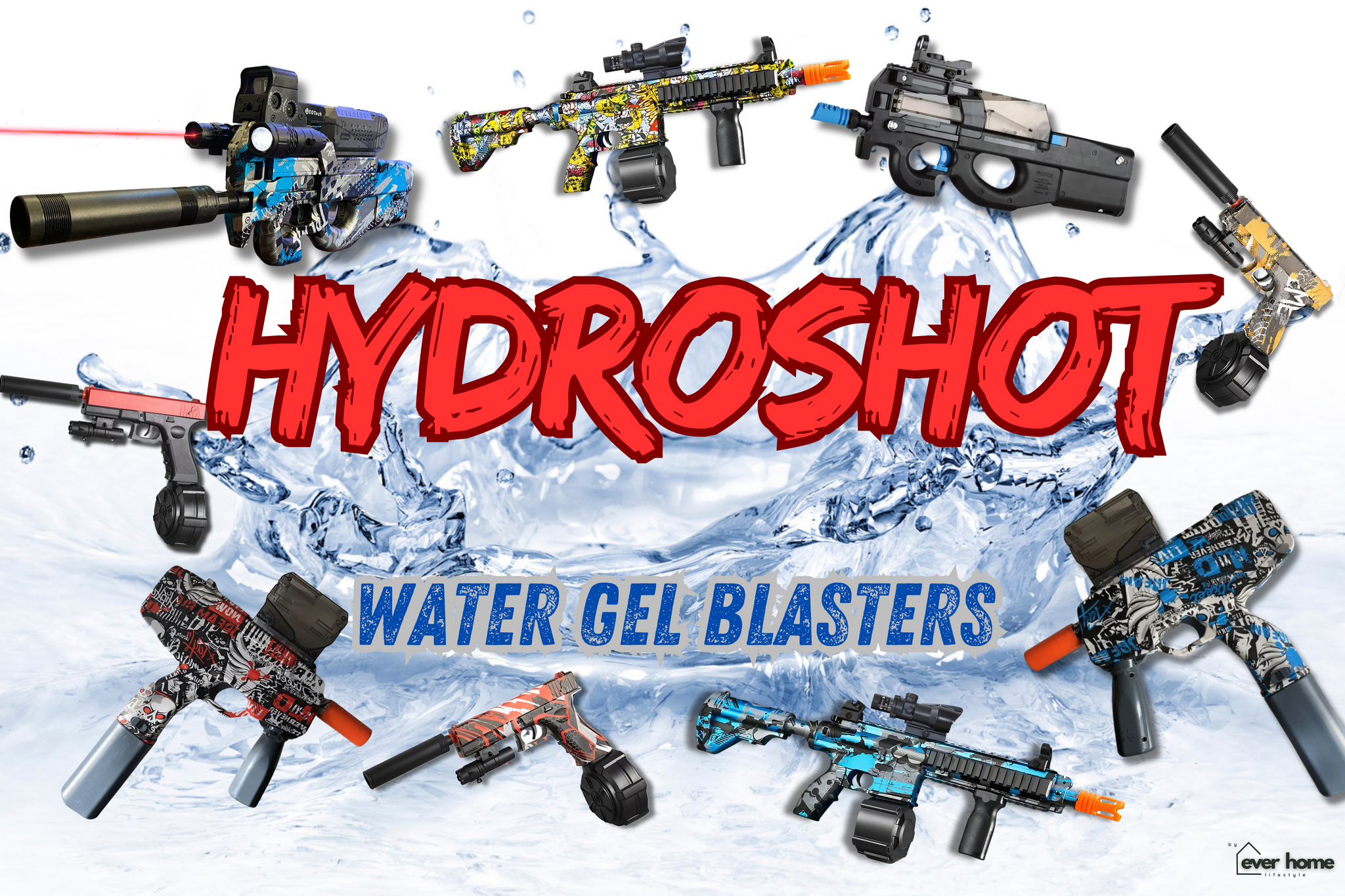HydroShot Electric Water Guns – Ever Home